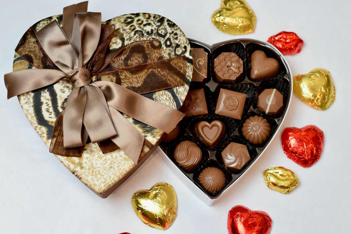 On The Wild Side Chocolate Heart Gift Box – Thorncrest Farm, LLC & Milk ...