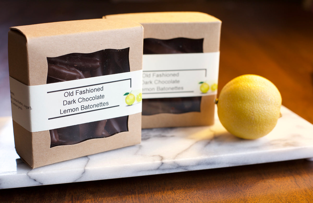 Lemon Dark Chocolate Batonettes – Thorncrest Farm, LLC & Milk House ...