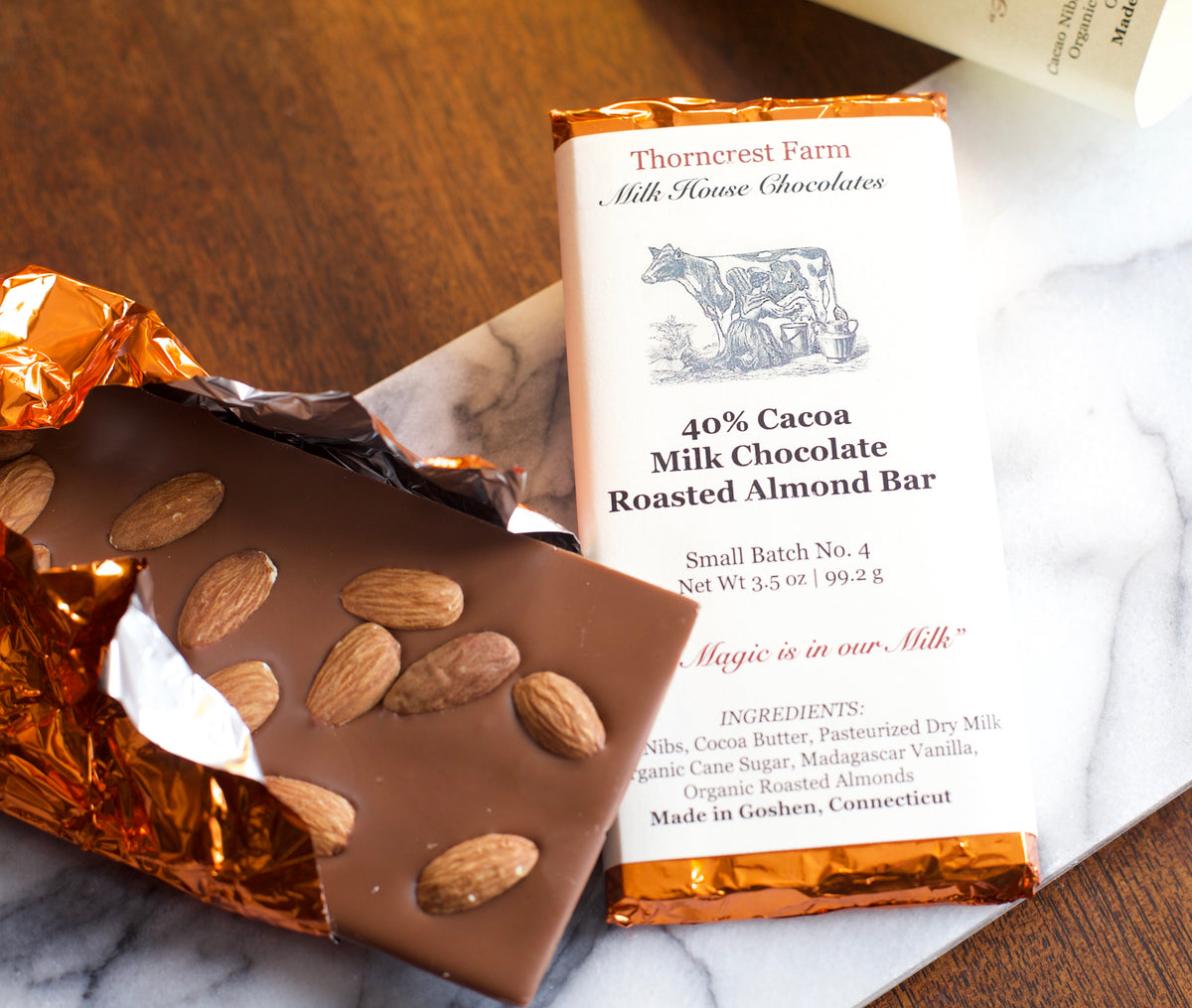 Chocolate of the Month Club - Milk Chocolate Roasted Almond Bar ...