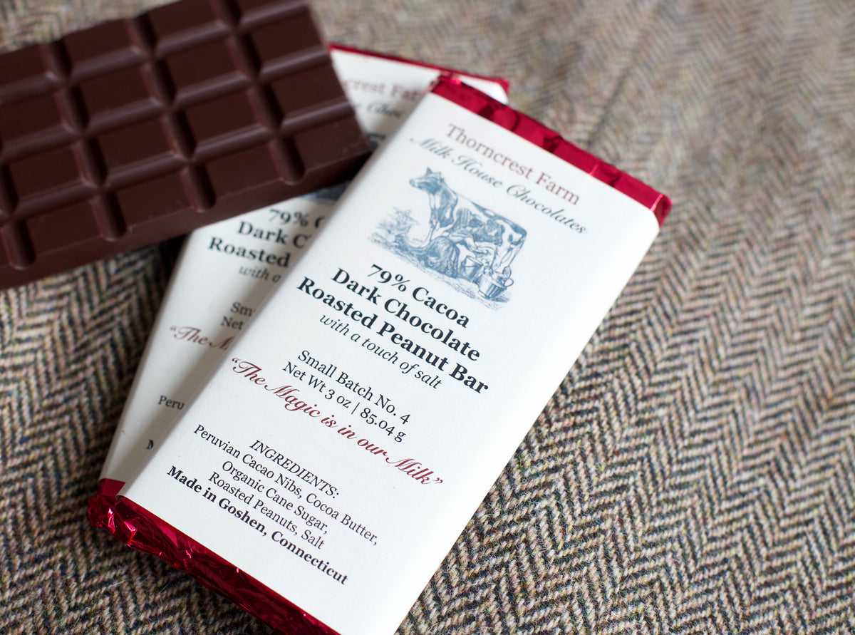 Dark Chocolate Peanut Bar – Thorncrest Farm, LLC & Milk House Chocolates